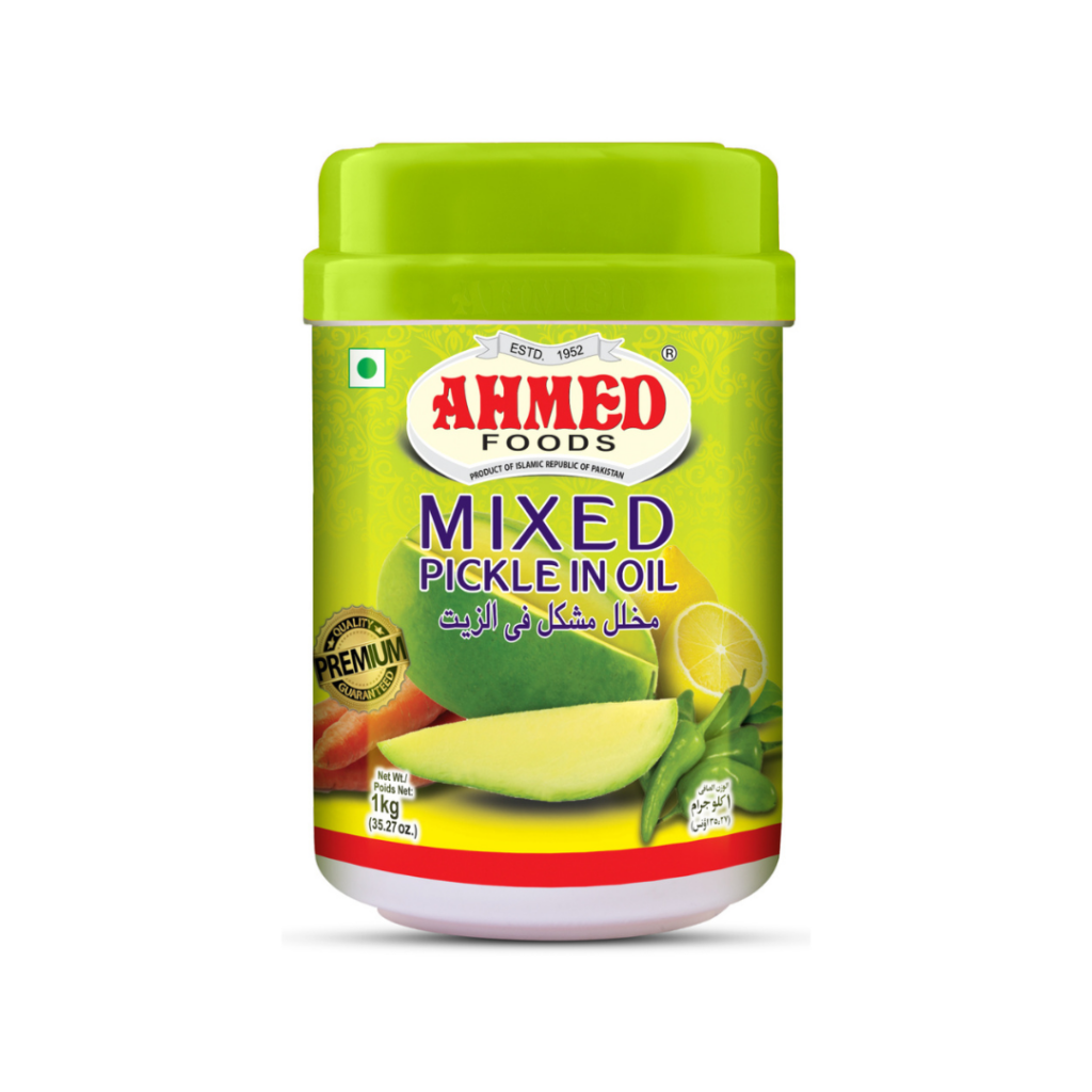 Ahmed Mixed Pickle In Oil 1kg – E-Grocers UK